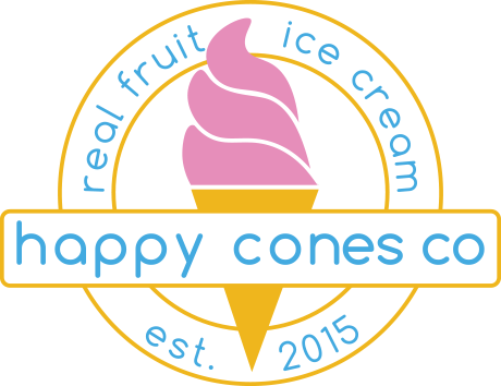 Golden Ice Cream Cone Logo
